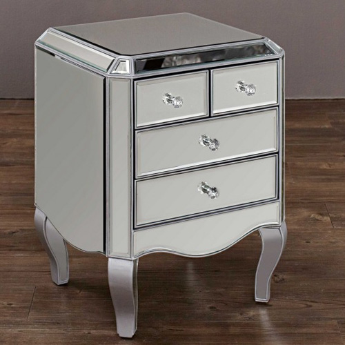 Mirrored Chest of Drawers, Mirrored Storage Cabinet